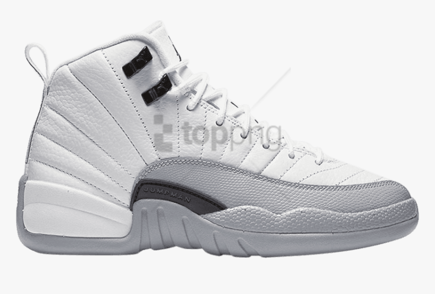 Free Png Download Retro 12 Jordan Girl White Grey Png - Jordan 12 Wolf ...