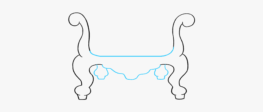 How To Draw Throne - Line Art, HD Png Download , Transparent Png Image ...