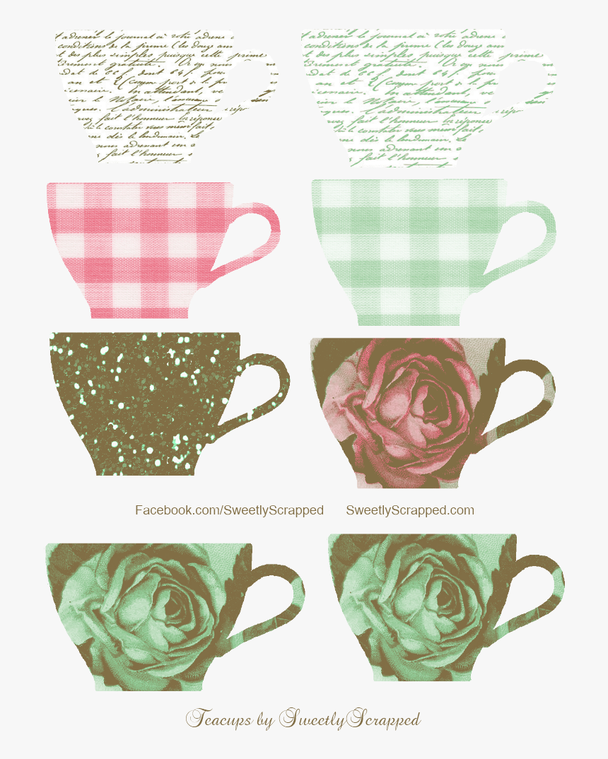 Tea Cup Tag Printable, HD Png Download , Transparent Png Image - PNGitem