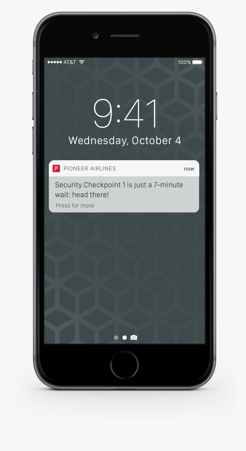 Airline App Push Notification Day Of Travel - Push Notification Travel ...