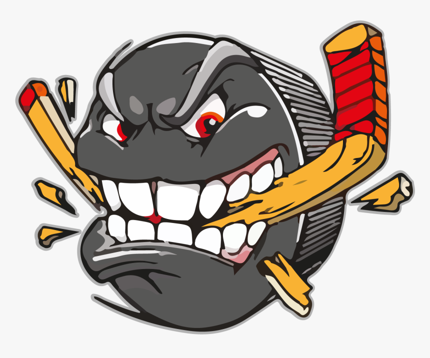 Angry Hockey Puck Clipart , Png Download - Cartoon Hockey Puck ...