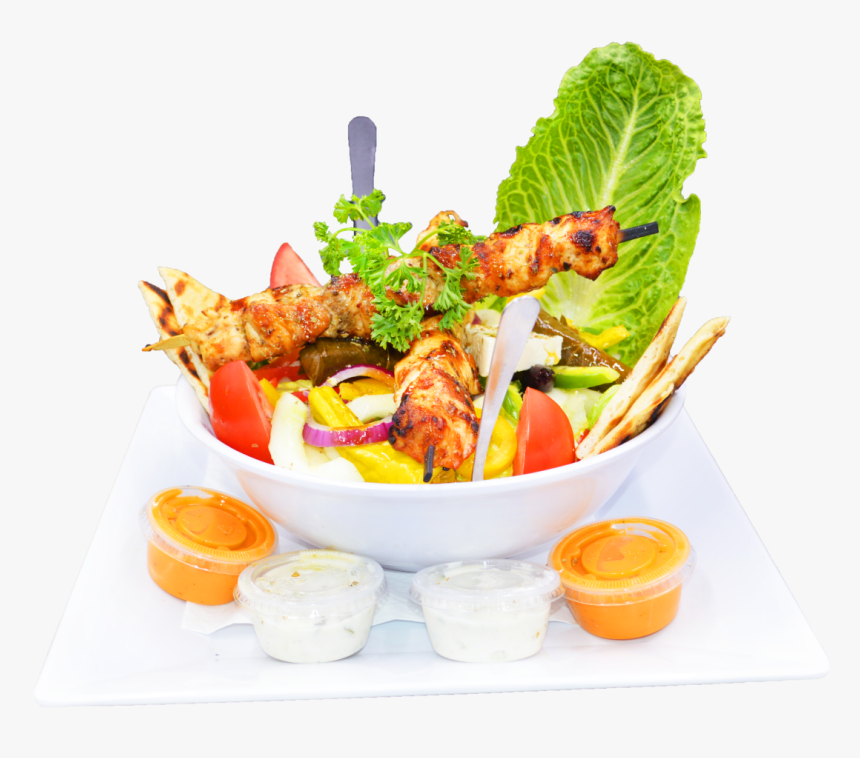 Chicken Soulaki And Lamb Gyro - Prawn Cocktail, HD Png Download ...