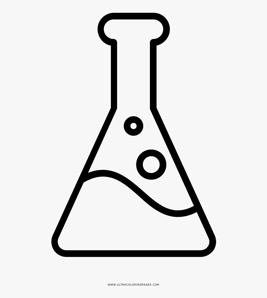 Transparent Erlenmeyer Png - Line Art, Png Download , Transparent Png ...