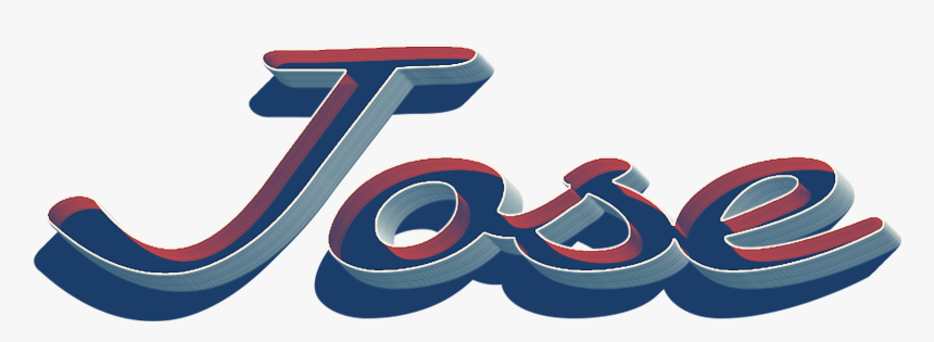 Jose 3d Letter Png Name - Graphic Design, Transparent Png , Transparent ...