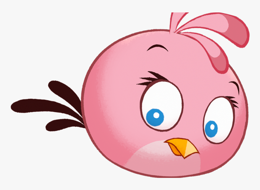 Transparent Cartoon Eyelashes Png - Stella Angry Birds, Png Download ...