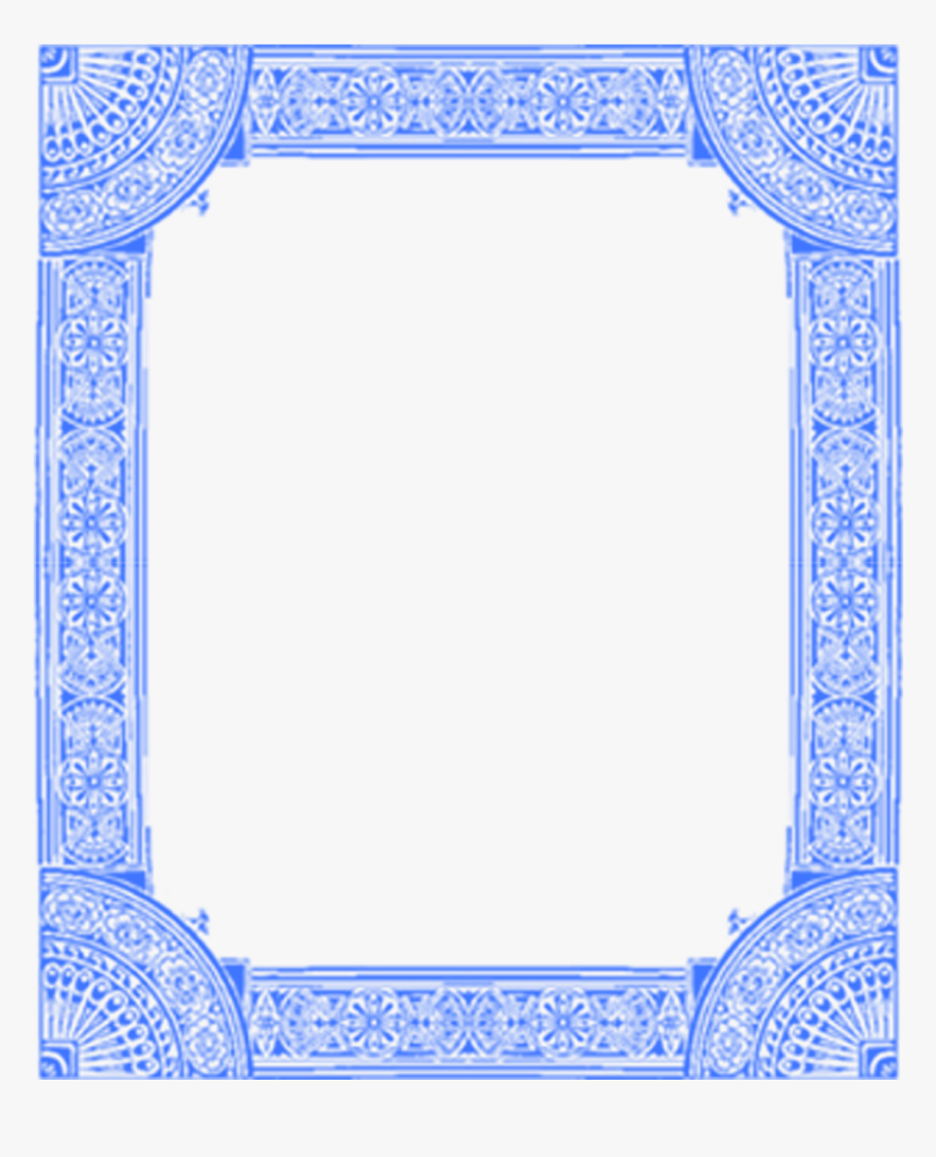 European Style Pattern Border Minimalistic Png And - Motif, Transparent ...