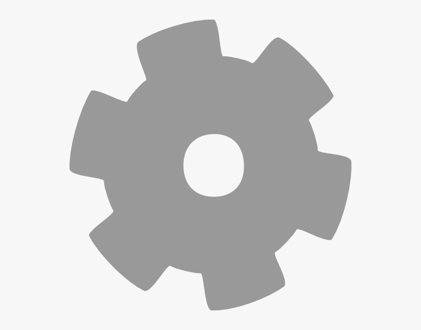 Small Grey Gear Svg Clip Arts, HD Png Download , Transparent Png Image ...