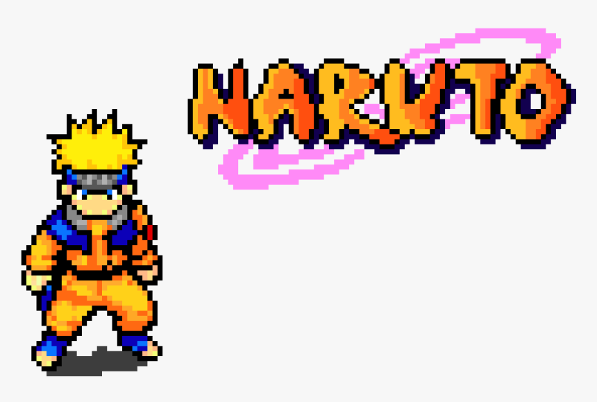 Naruto Pixel Art, HD Png Download , Transparent Png Image - PNGitem