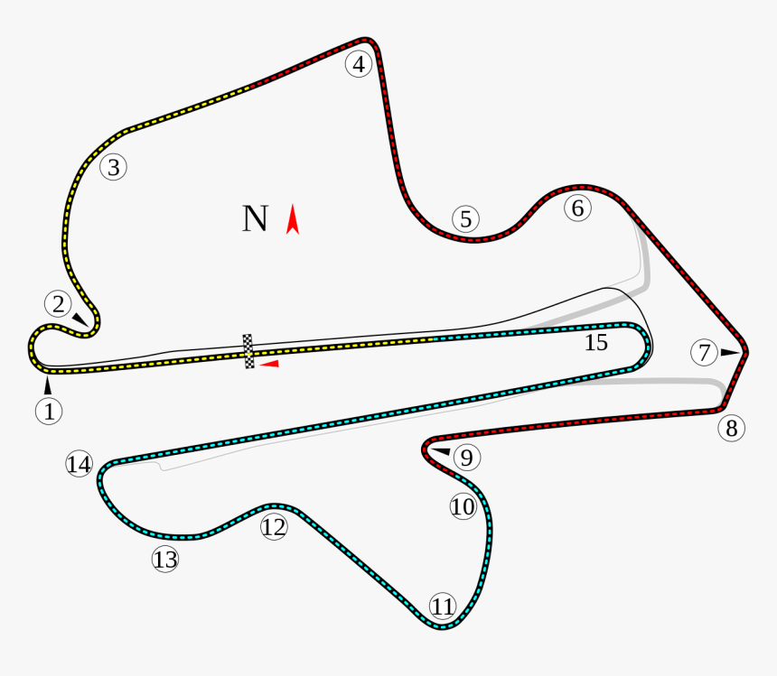 Sepang Circuit Map, HD Png Download , Transparent Png Image - PNGitem
