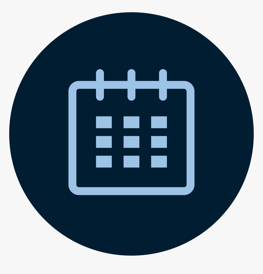 Transparent Calendar Icon Png, Png Download , Transparent Png Image ...