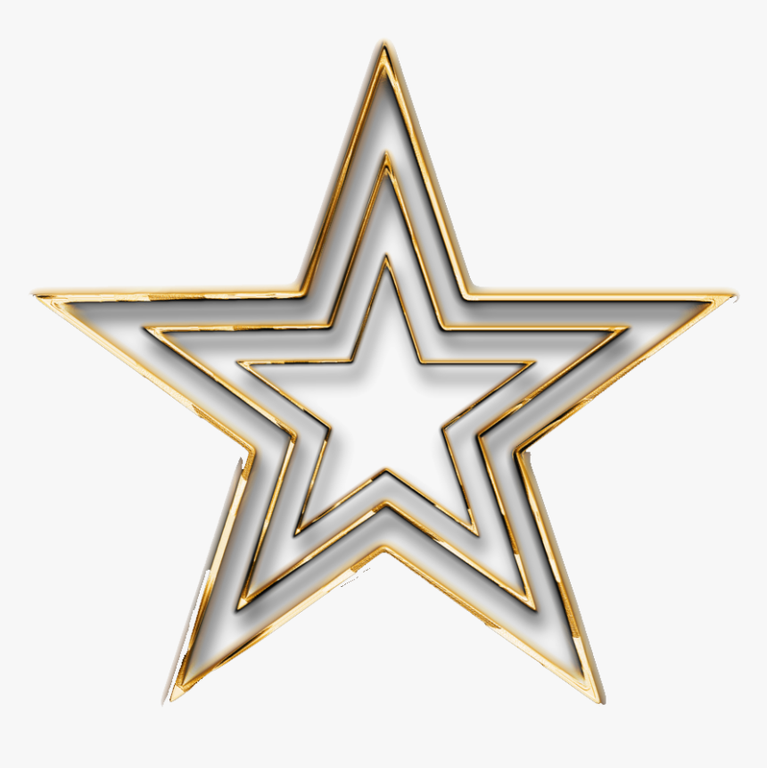 Transparent 3d Star Clipart, HD Png Download , Transparent Png Image ...