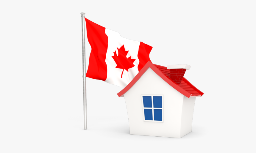 House With Flag, HD Png Download , Transparent Png Image - PNGitem