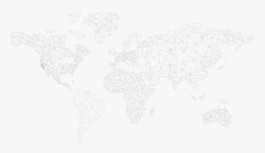 Map With Dots, HD Png Download , Transparent Png Image - PNGitem