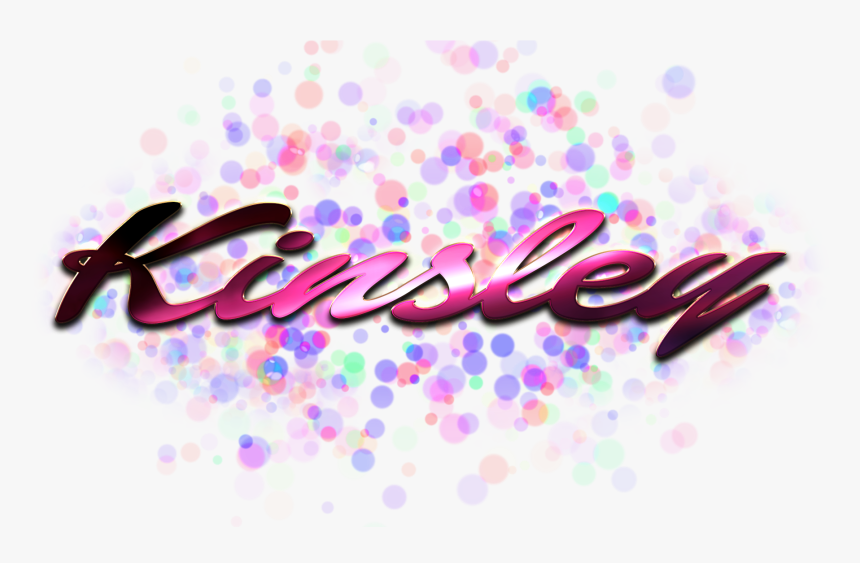 Kinsley Name Logo Bokeh Png, Transparent Png , Transparent Png Image ...