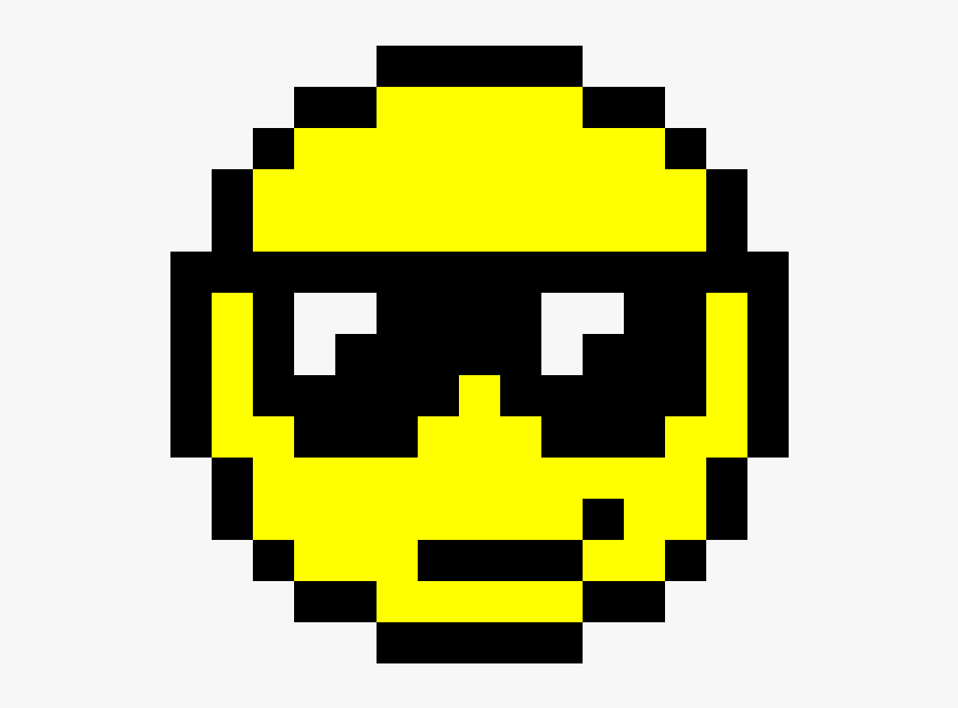 Happy Emoji Pixel Art , Png Download, Transparent Png , Transparent Png ...