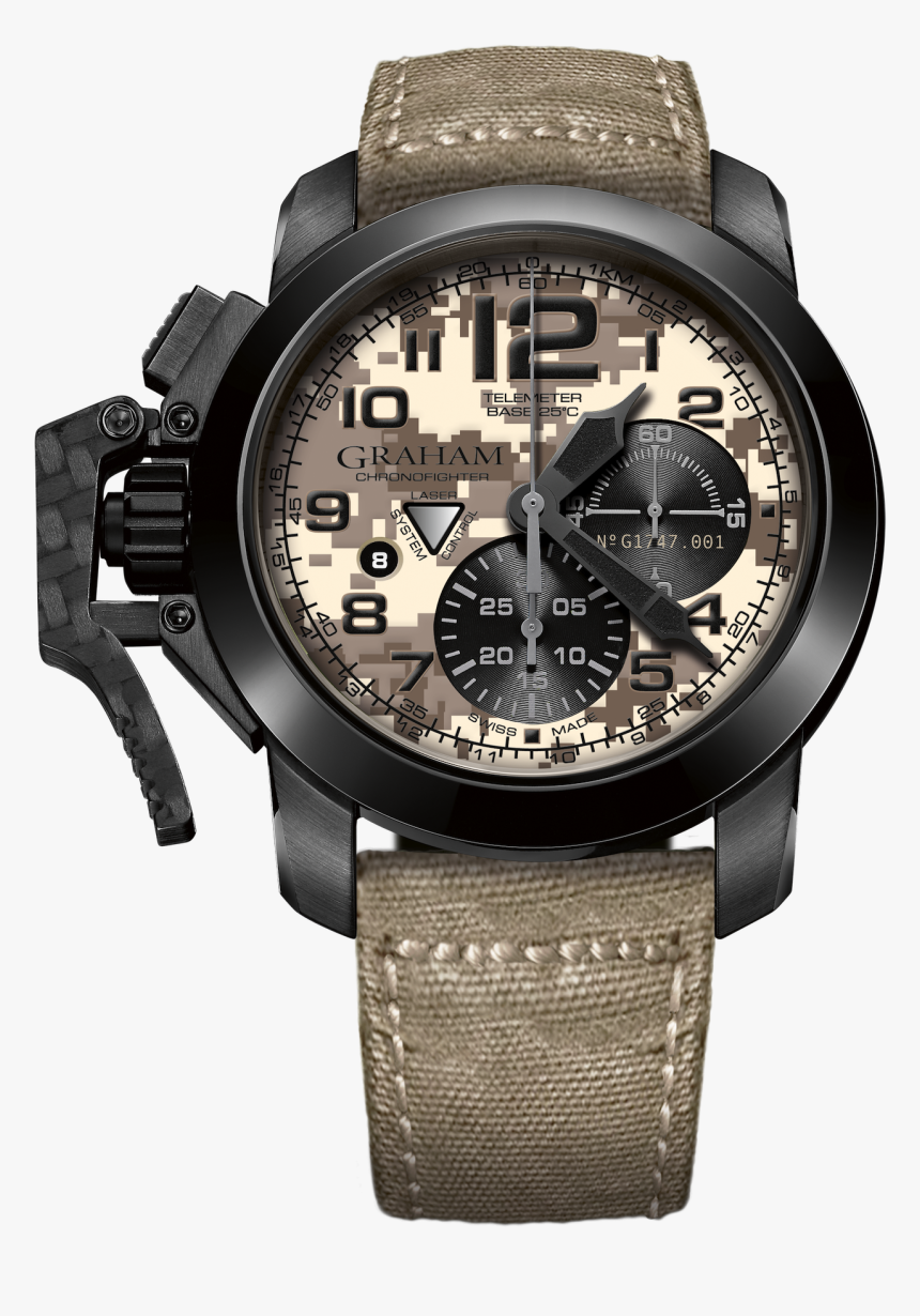 Graham Watch Chronofighter Black Arrow Digicamo, HD Png Download ...
