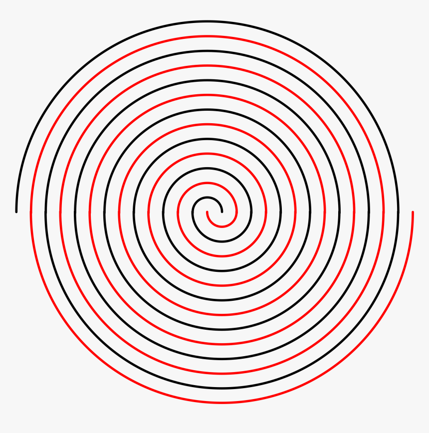 Double Linear Spiral Clip Arts, HD Png Download , Transparent Png Image ...