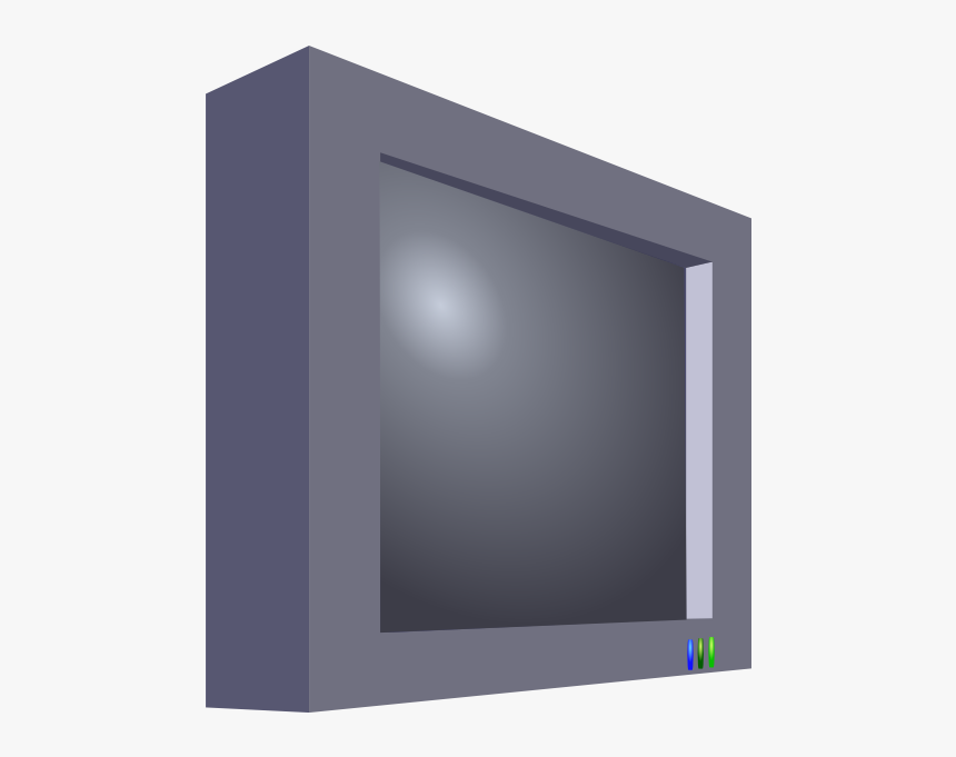 3d Image Of A Television Set, HD Png Download , Transparent Png Image ...
