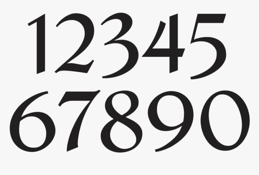 Numbers Png Free, Transparent Png , Transparent Png Image - PNGitem
