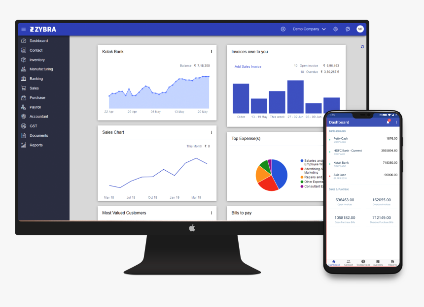 Gst Accounting Software & App, HD Png Download , Transparent Png Image ...