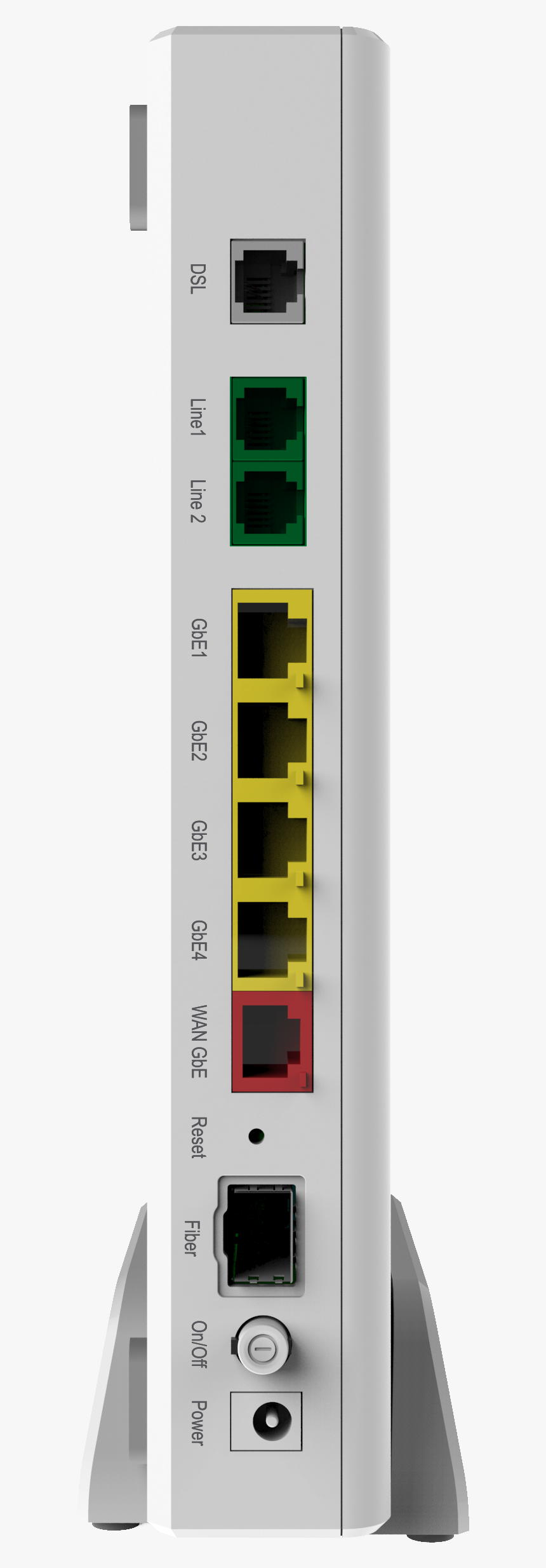 Dva-5593 Back View And Ports, HD Png Download , Transparent Png Image ...