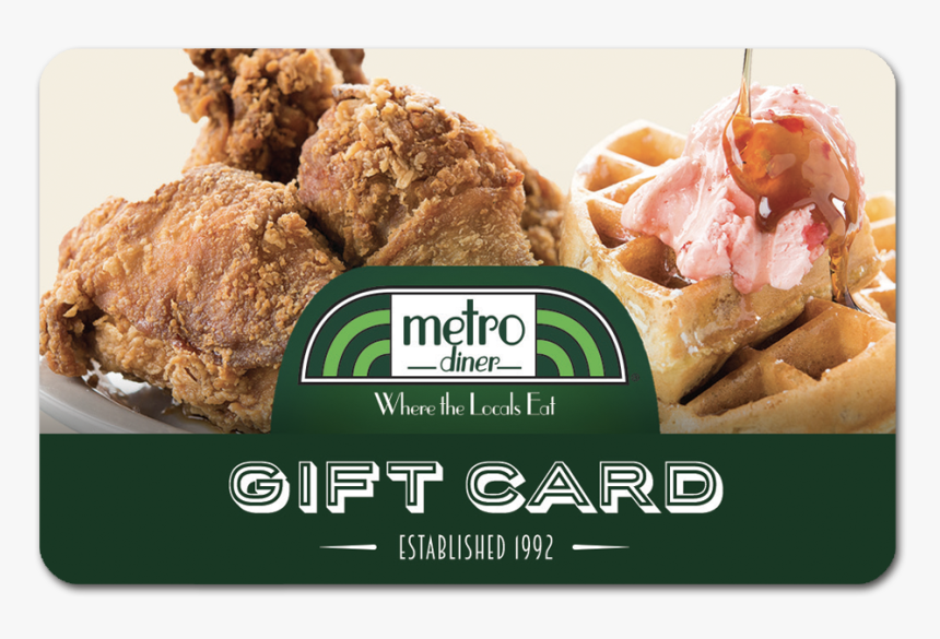Metro Diner Gift Card Design, HD Png Download , Transparent Png Image ...