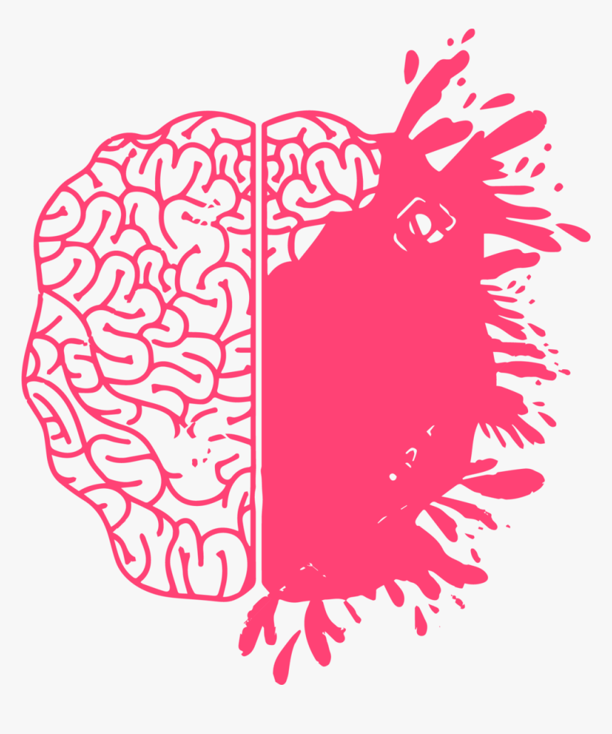 Pink Brain Splat, HD Png Download , Transparent Png Image - PNGitem