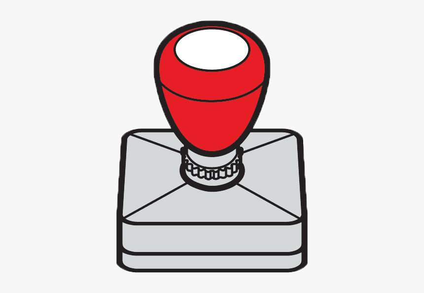 Square Stamp Vector V - Self Inking Stamp Clipart, HD Png Download ...