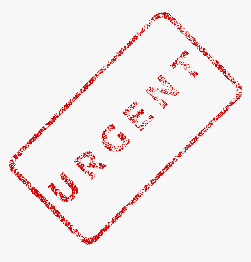 Urgent Stamp Clipart, HD Png Download , Transparent Png Image - PNGitem