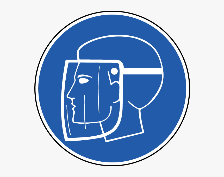 Eye And Face Protection Sign, HD Png Download , Transparent Png Image ...