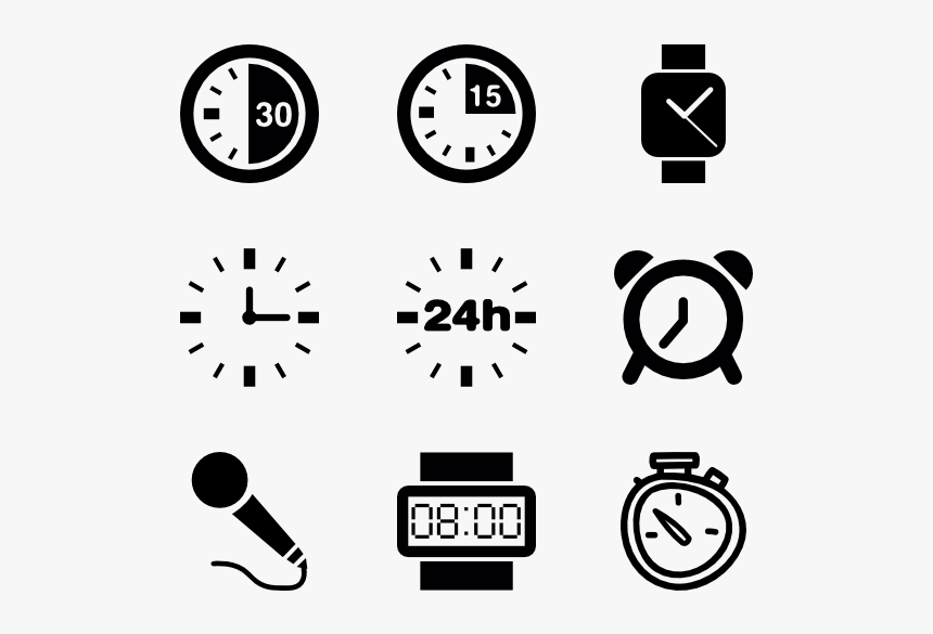 Text,font,line - Watch Icons, HD Png Download , Transparent Png Image ...