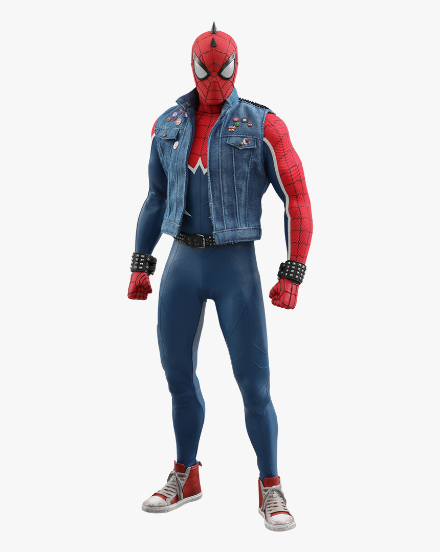 Hot Toys Spider Punk, HD Png Download , Transparent Png Image - PNGitem