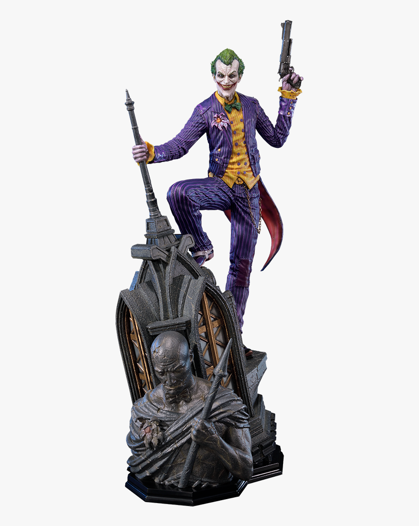 Joker Arkham Knight Statue, HD Png Download , Transparent Png Image ...