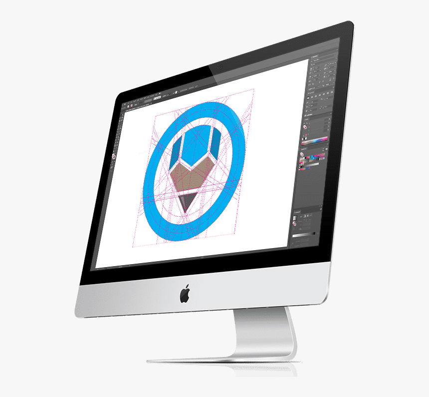 Logo Design On Imac - Web Design, HD Png Download , Transparent Png ...