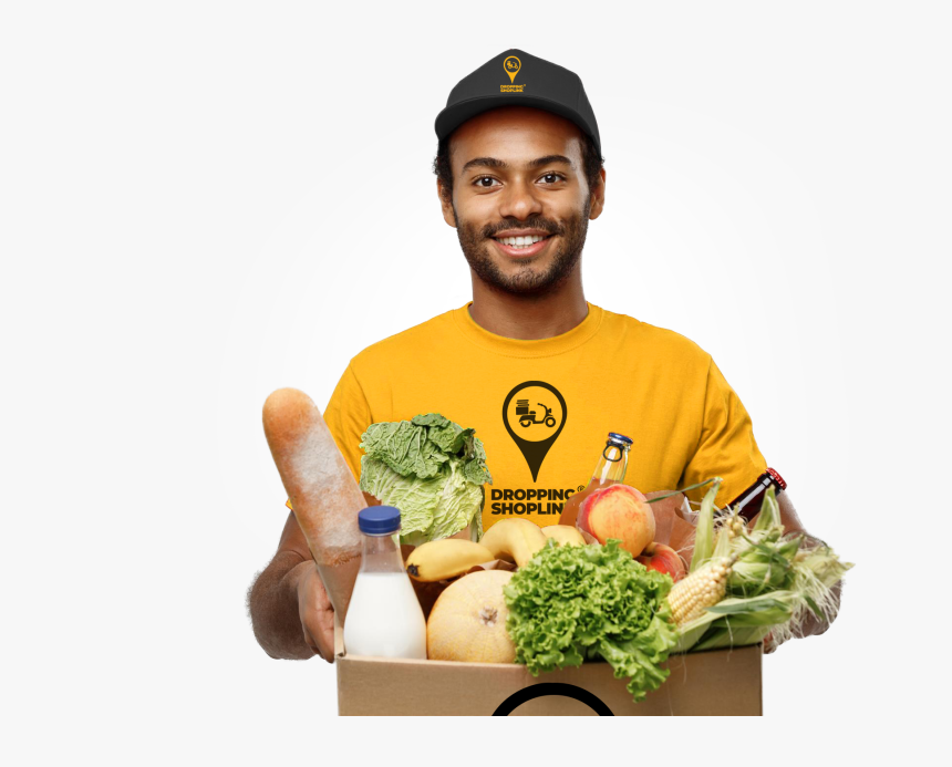 Delivery Food Man Png - Groceries Deliveries, Transparent Png ...