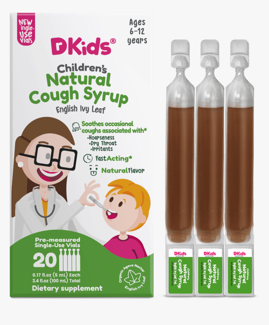 Dr Kids Natural Cough Syrup 6-12 - Cought And Chest Congestion, HD Png ...