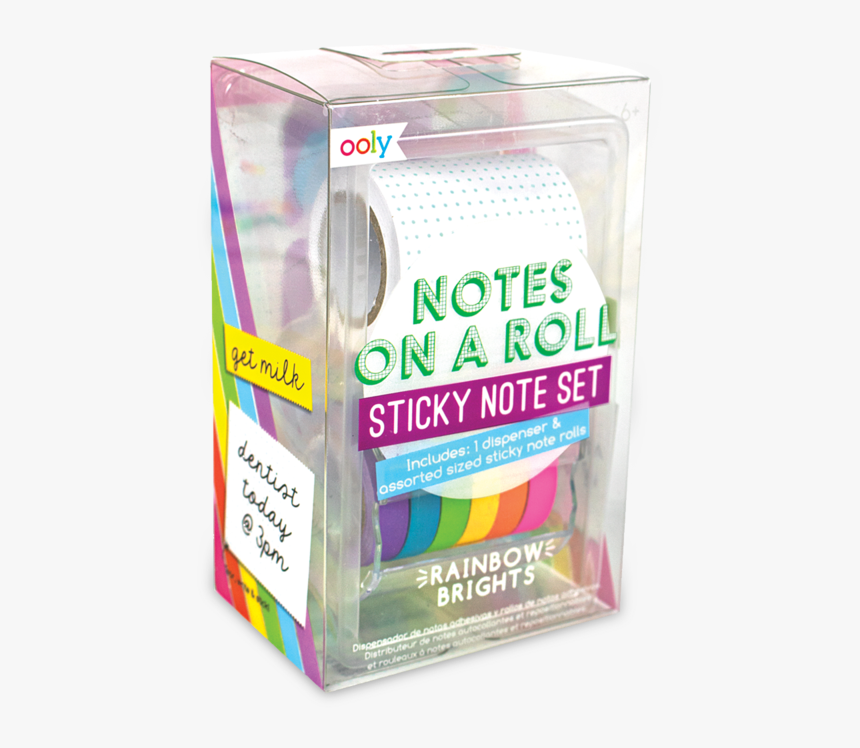 Notes On A Roll Sticky Notes Set - Ooly Notes On A Roll, HD Png ...