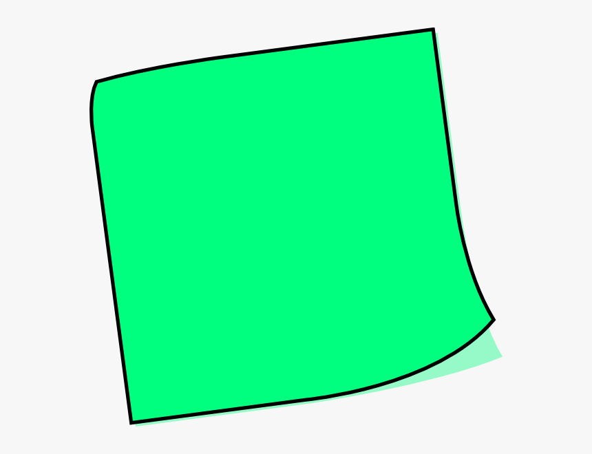 Clip Art At Clker - Green Post It Clip Art, HD Png Download ...