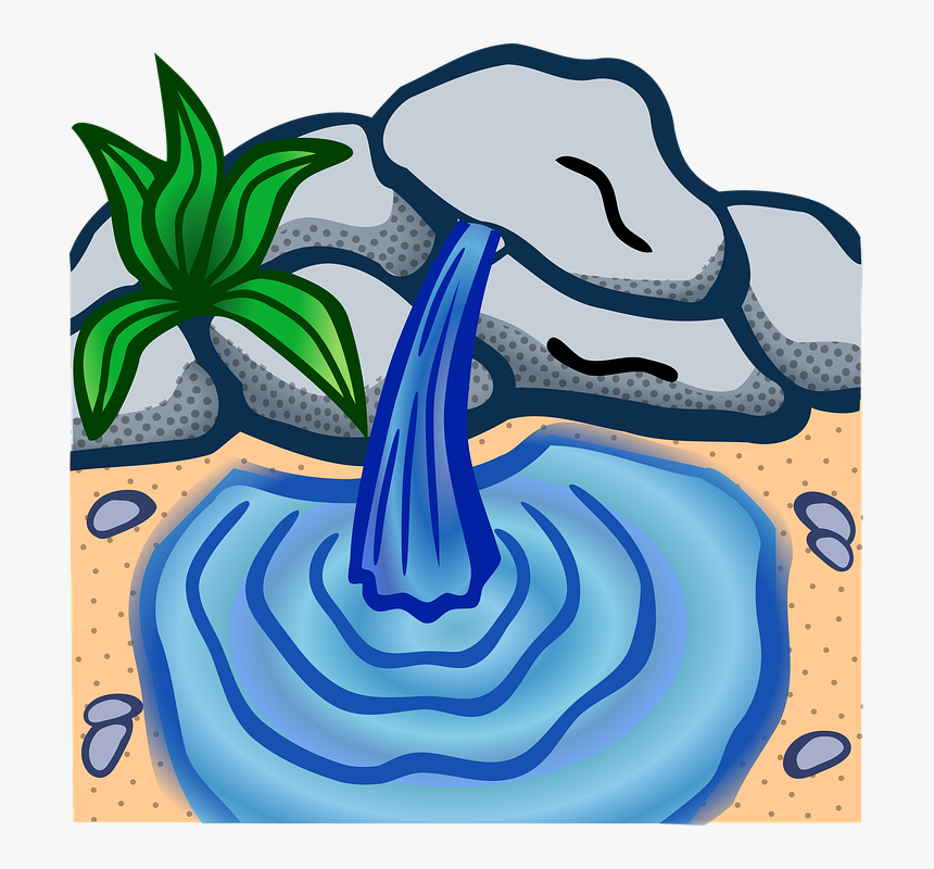 Fountain, Water, Water Spring - Spring Water Clipart, HD Png Download ...