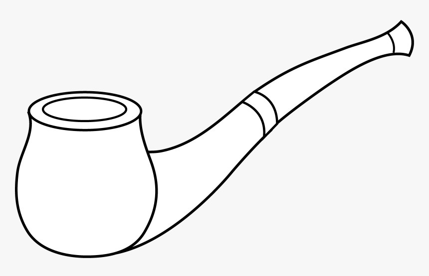 Smoking Pipe Template Clipart Printable Coloring Piping Plumbing Pages ...