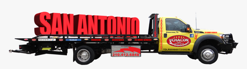 Chacon Towing Flatbed - Trailer Truck, HD Png Download , Transparent ...