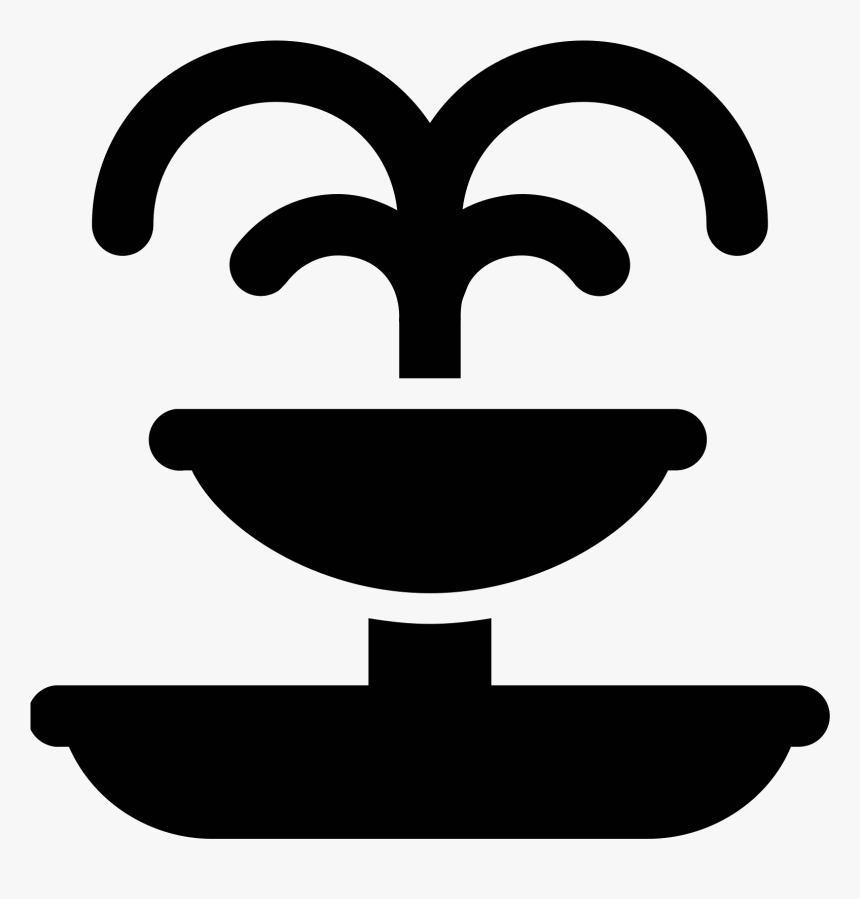 Fountain Clipart Round Water - Fountain Icon Png, Transparent Png ...