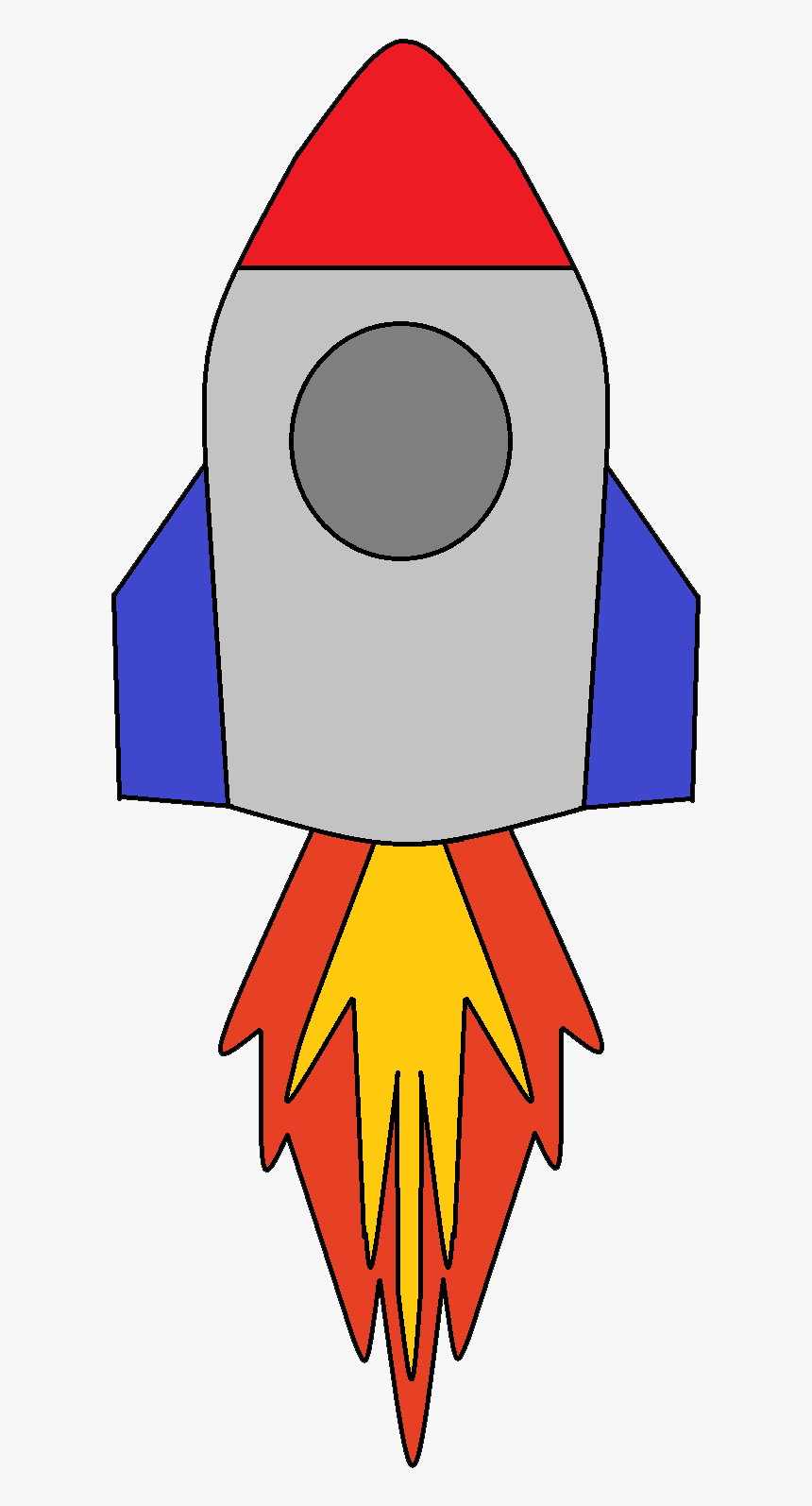 Space Rocket Clipart - Outer Space Image Clipart, HD Png Download ...