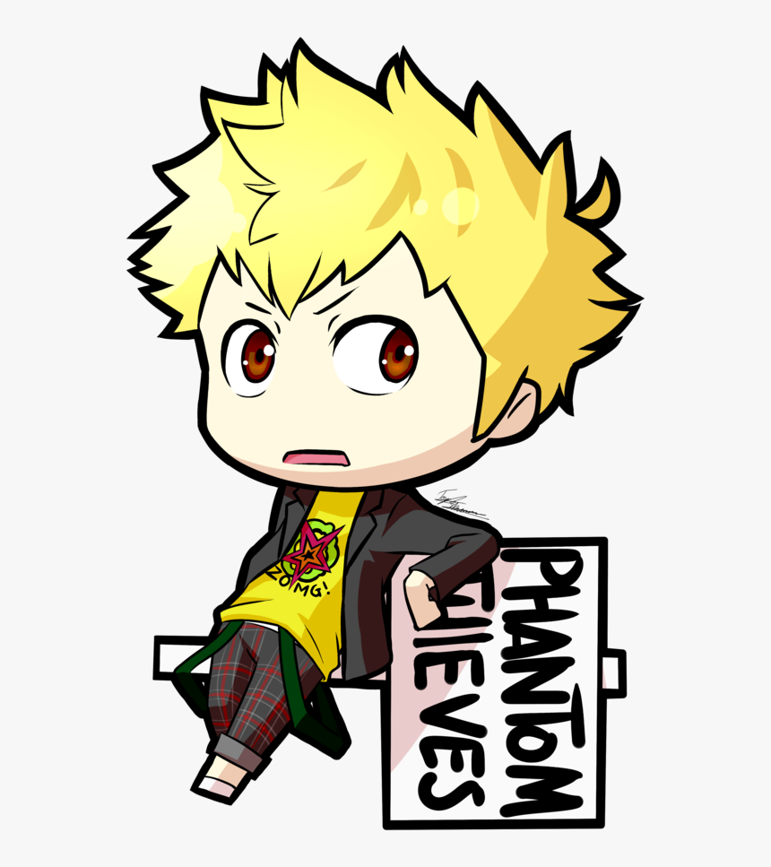 Ryuji Sakamoto Persona 5 By Mangaxai, HD Png Download , Transparent Png ...