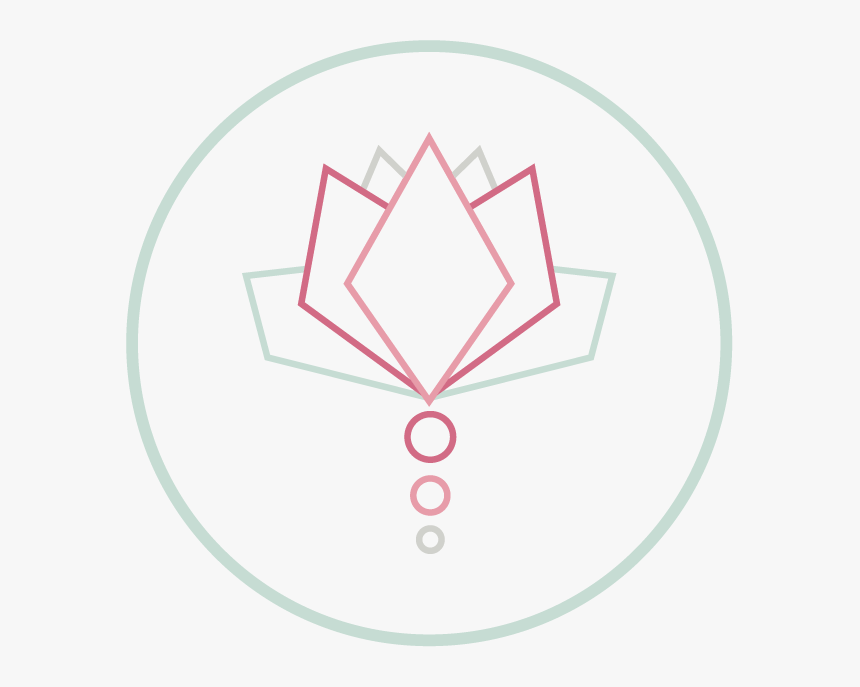 Divinely Sensitive Logo Lotus Outline Full Colour With, HD Png Download , Transparent Png Image ...