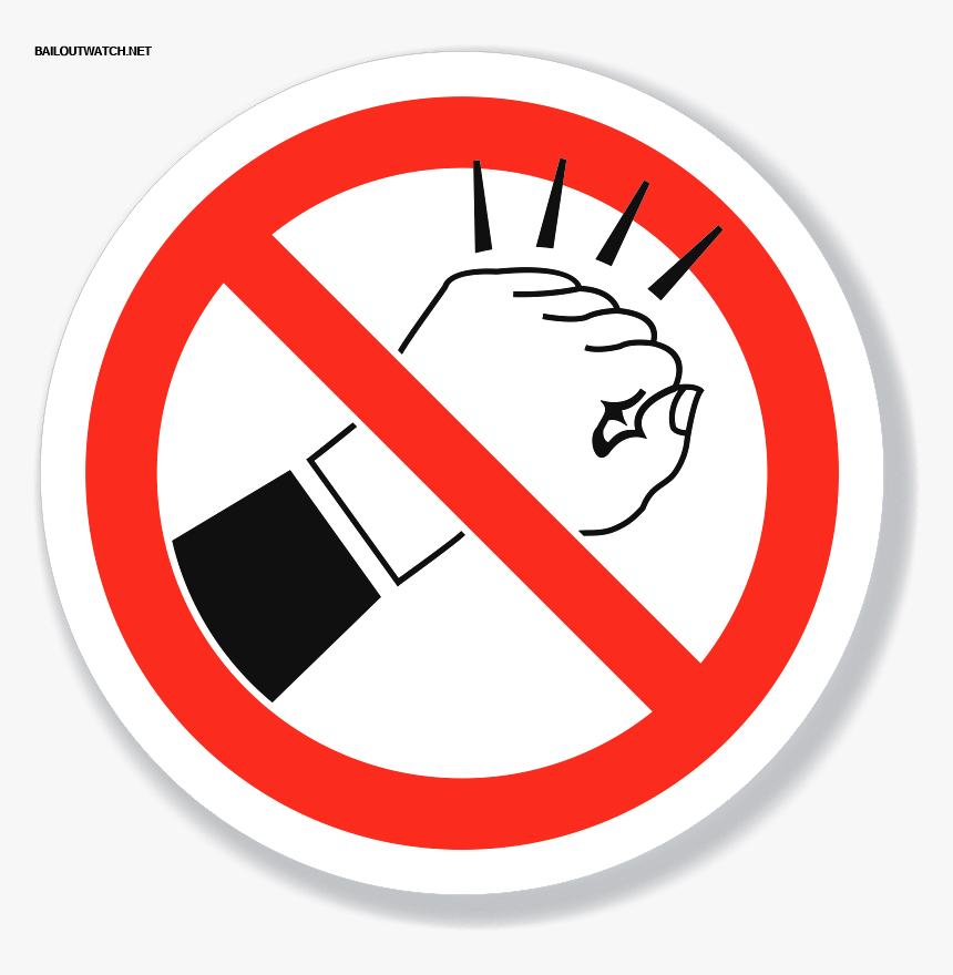 Do Not Knock Symbol Iso Prohibition Sign Made In Usa, HD Png Download ...