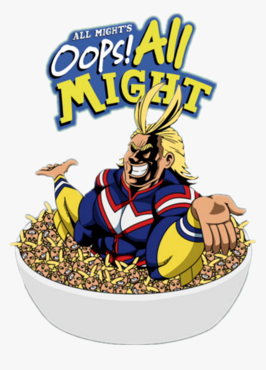 #oops #allmight #cereal #freetoedit #bnha #mha, HD Png Download ...