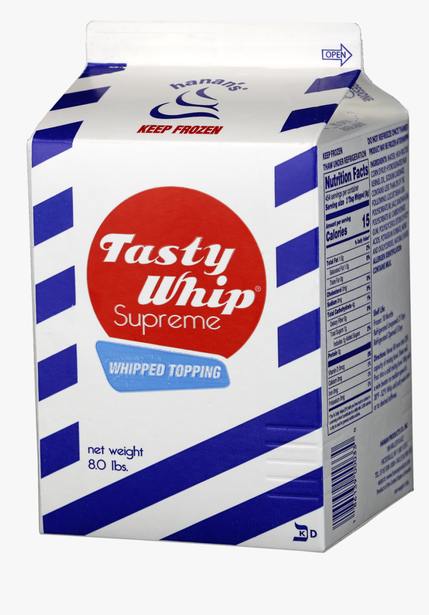 Tasty Whip Supreme Carton Png, Transparent Png , Transparent Png Image ...