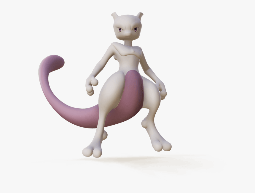Mewtwo Looking Forward, HD Png Download , Transparent Png Image - PNGitem