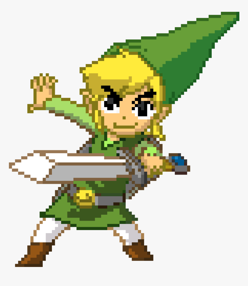 Toon Link Easy Drawing , Png Download, Transparent Png , Transparent ...